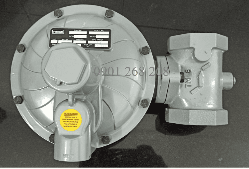 VAN ĐIỀU ÁP FISHER 142 kg/h CS400IR-8FC8