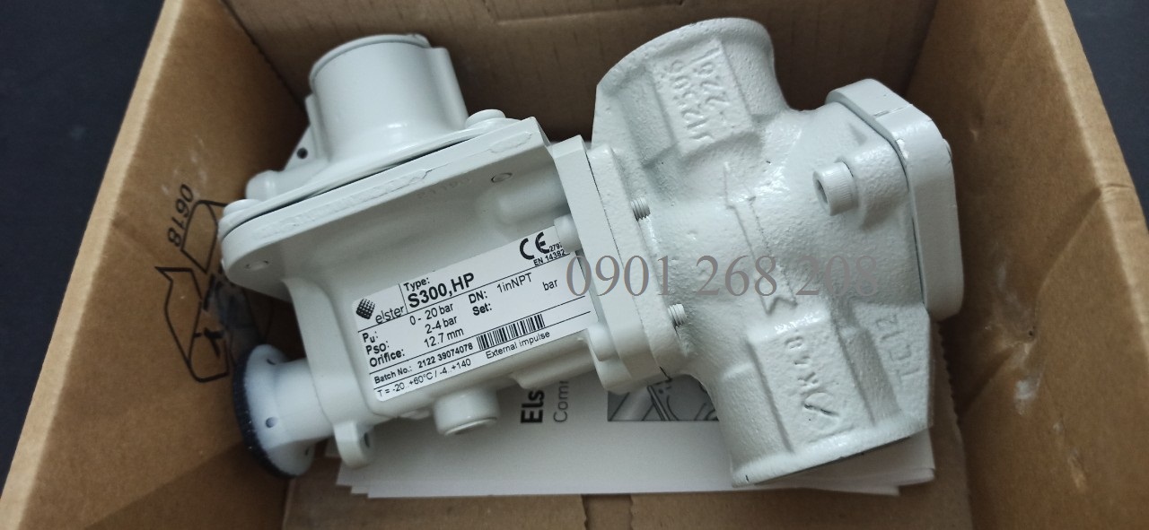 VAN NGẮT QUÁ ÁP S300 HP 2-4bar Elster